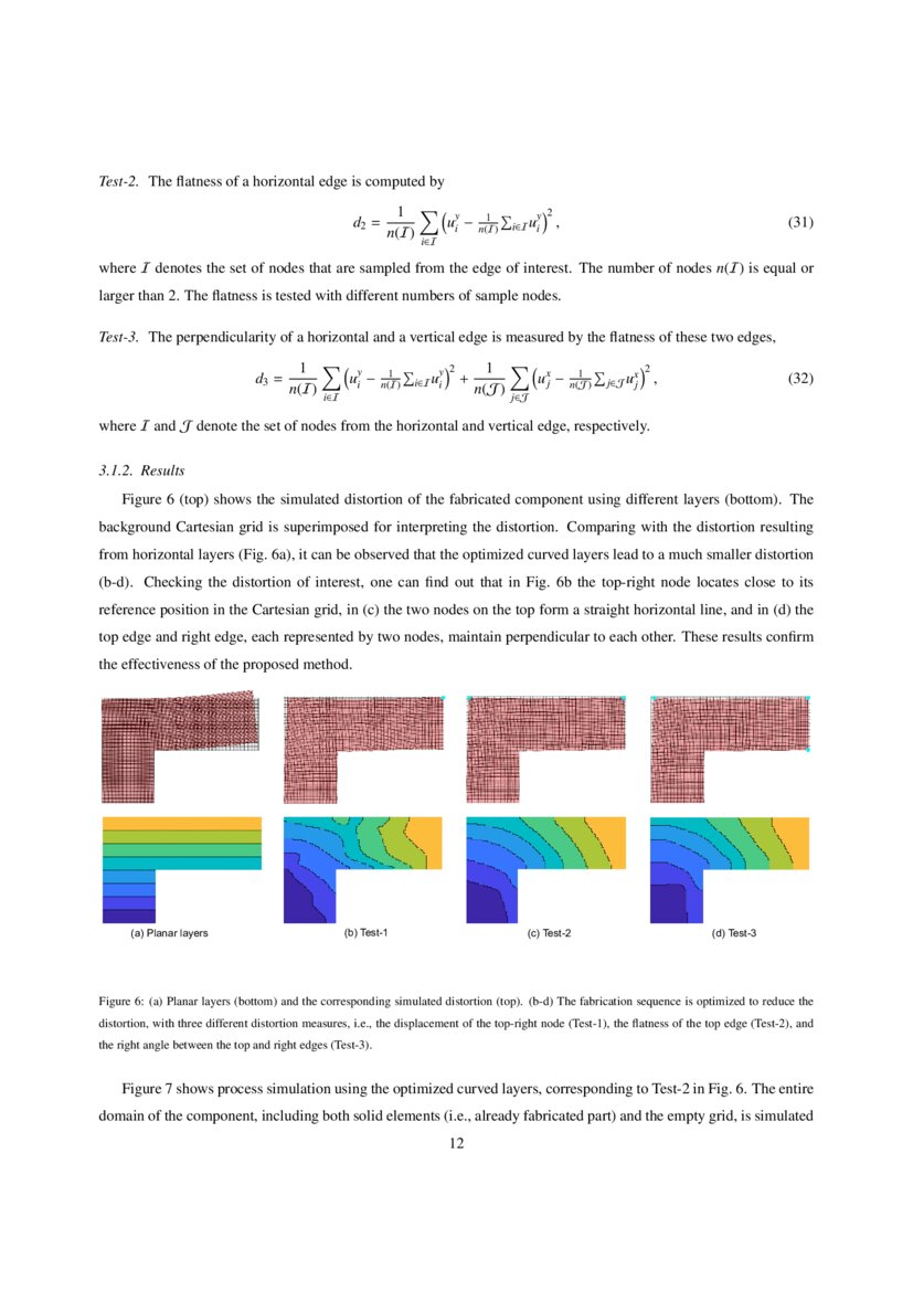 Fabrication Sequence Optimization For Minimizing Distortion In Multi Axis Additive Manufacturing 2480