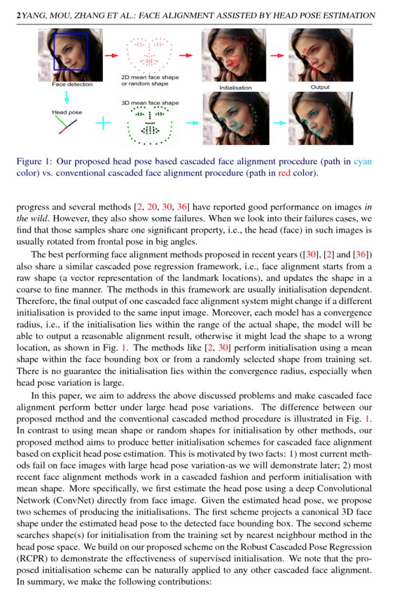 Face Alignment Assisted by Head Pose Estimation | DeepAI