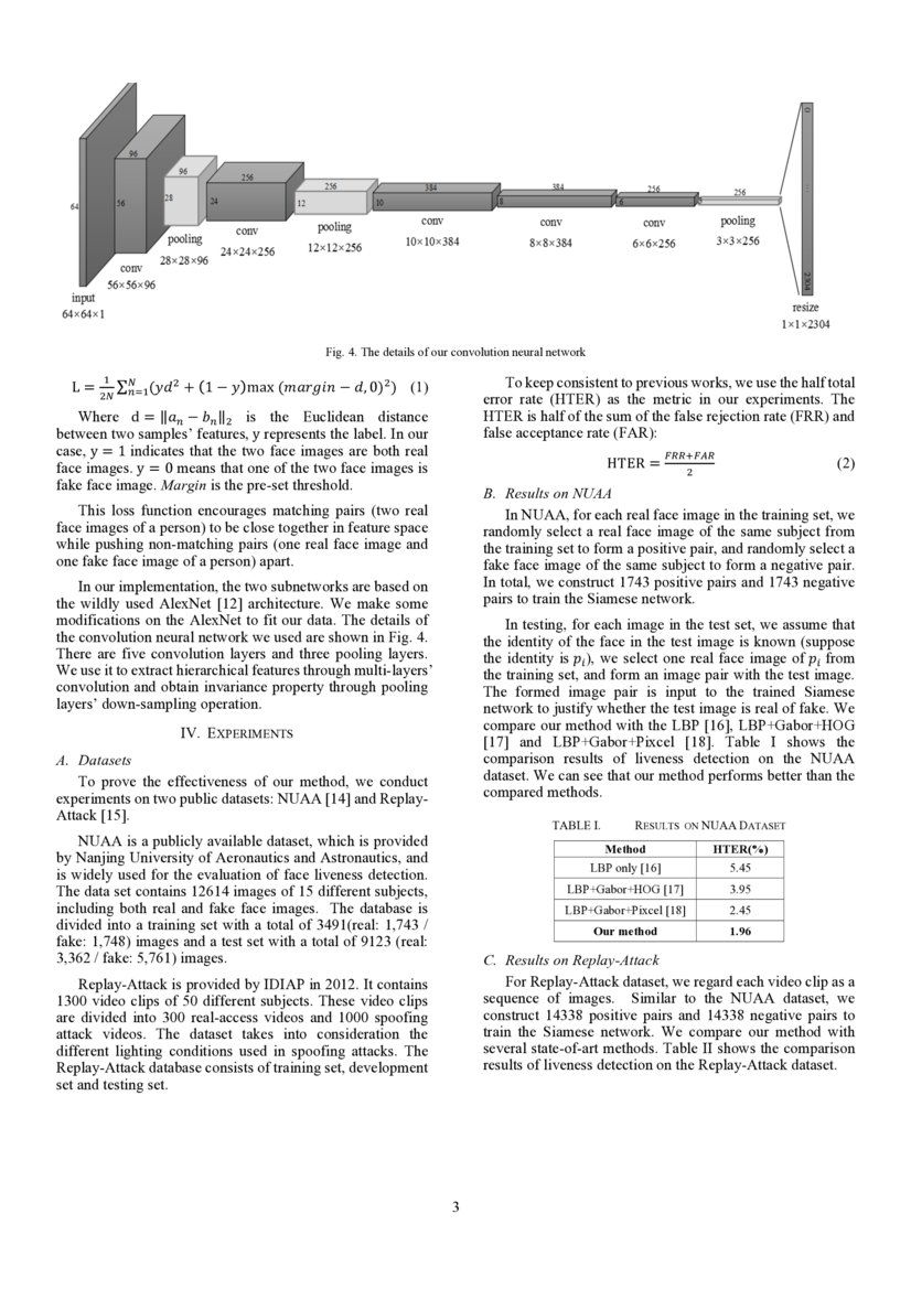 Face Liveness Detection Based on Client Identity Using Siamese Network ... Face Liveness Detection Based on Client Identity Using Siamese Network ...