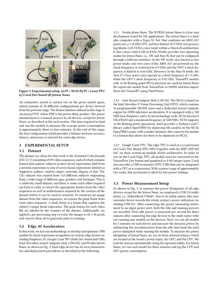 Facial Expression Recognition at the Edge: CPU vs GPU vs VPU vs TPU ...