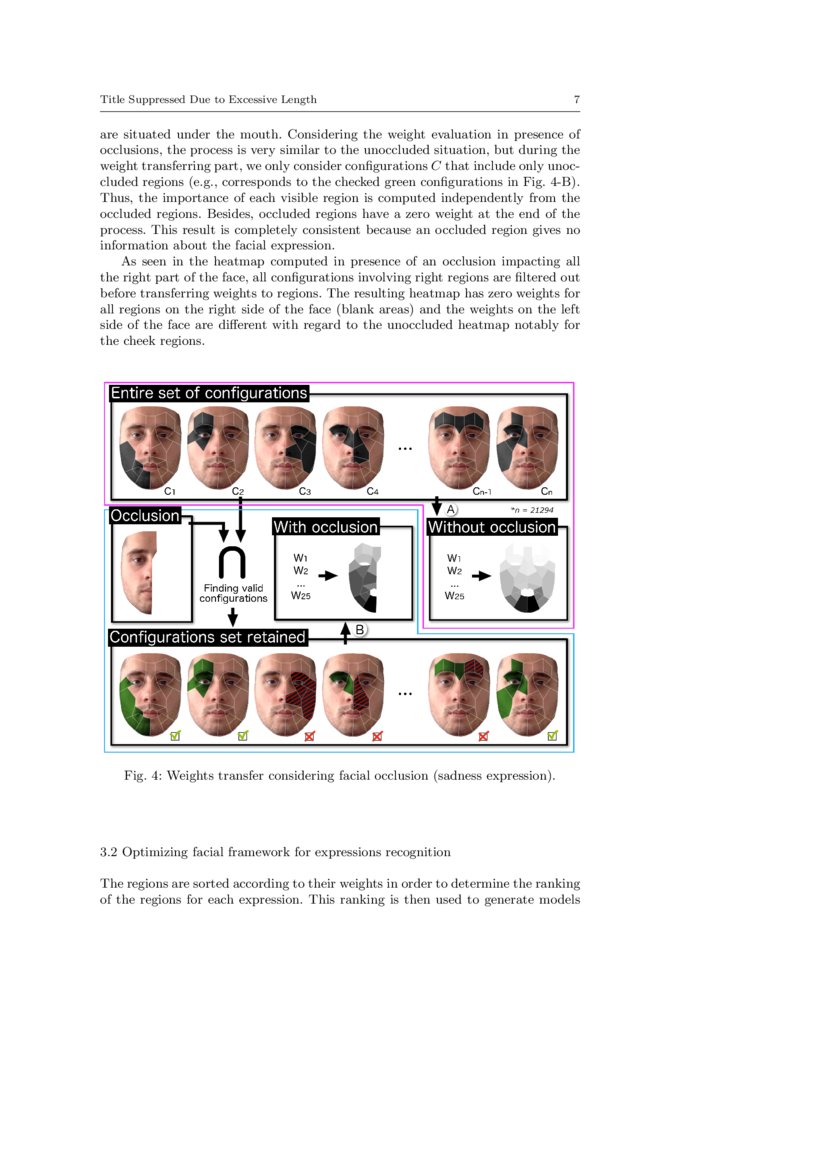 Facial Expressions Analysis Under Occlusions Based on Specificities of Facial Motion Propagation ...