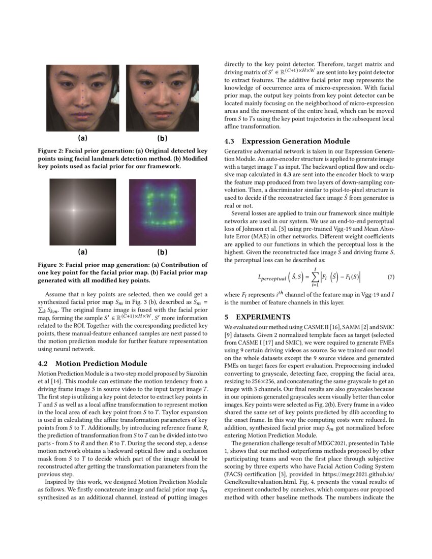 Facial Prior Based First Order Motion Model for Micro-expression ...