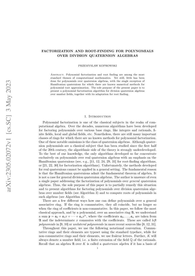 Factorization And Root Finding For Polynomials Over Division Quaternion