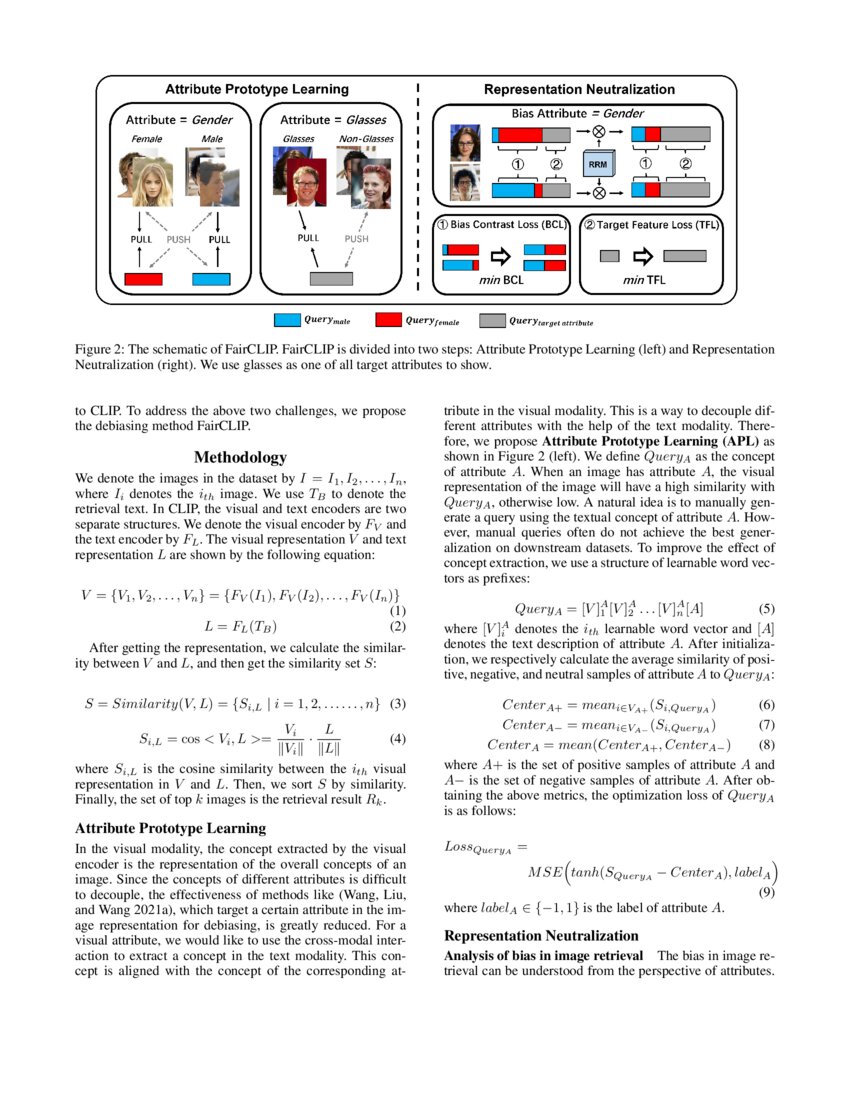 Fairclip Social Bias Elimination Based On Attribute Prototype Learning