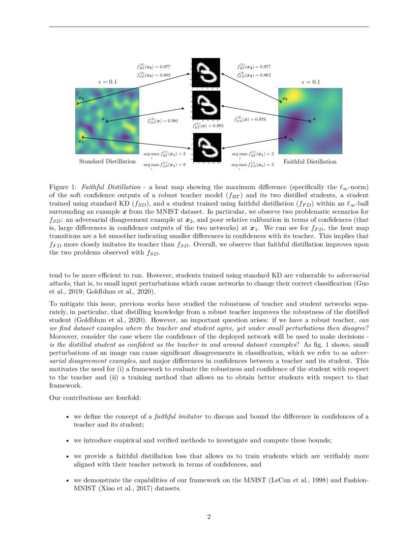 Faithful Knowledge Distillation | DeepAI
