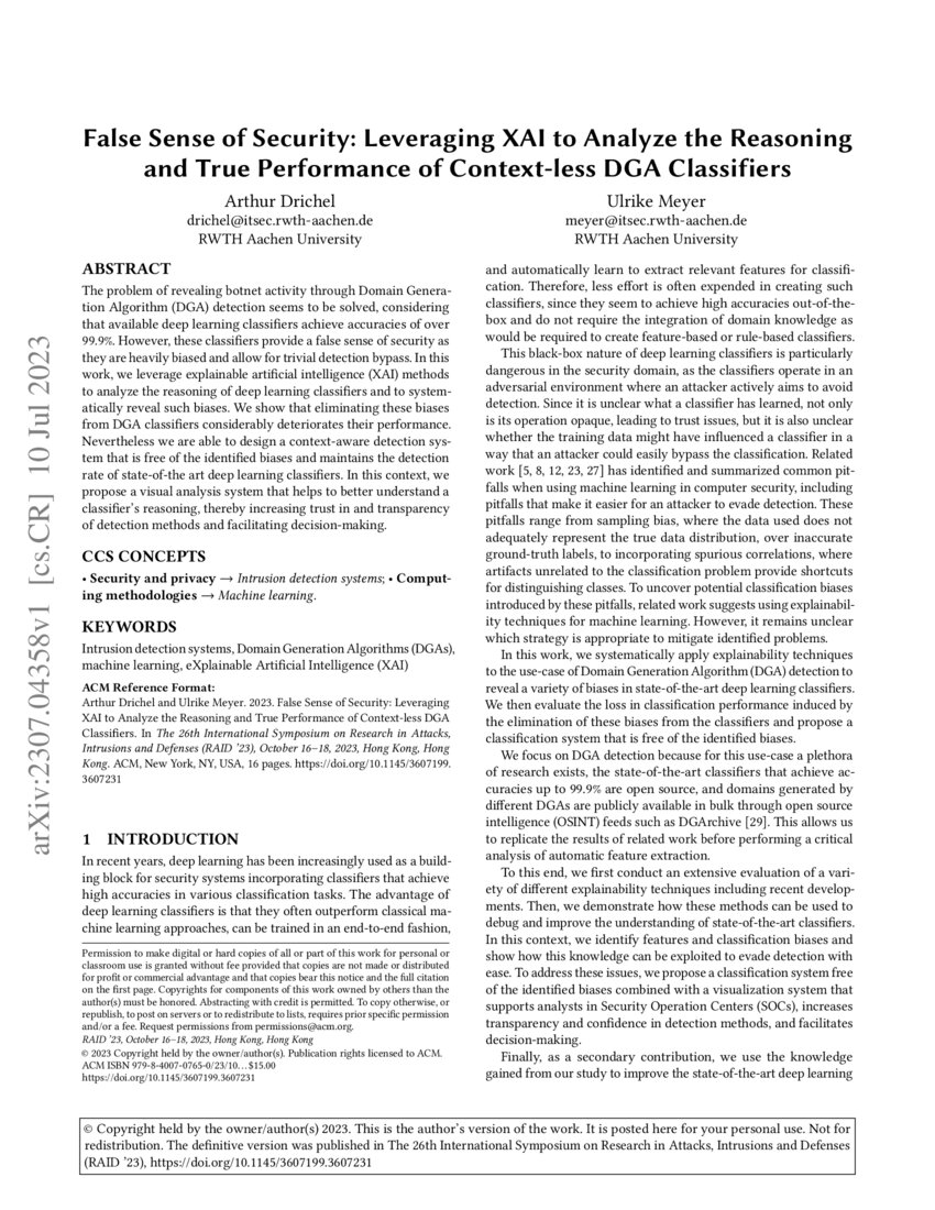 False Sense of Security: Leveraging XAI to Analyze the Reasoning and ...