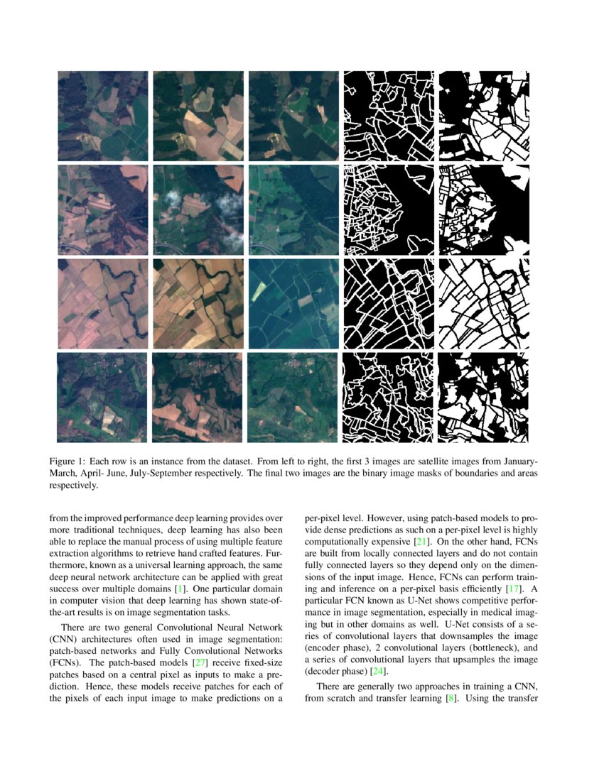 Farmland Parcel Delineation Using Spatio Temporal Convolutional