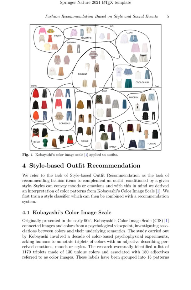 Fashion Recommendation Based on Style and Social Events | DeepAI