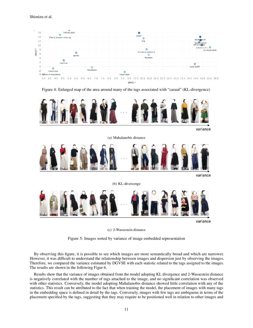 Fashion Specific Attributes Interpretation Via Dual Gaussian Visual Semantic Embedding Deepai