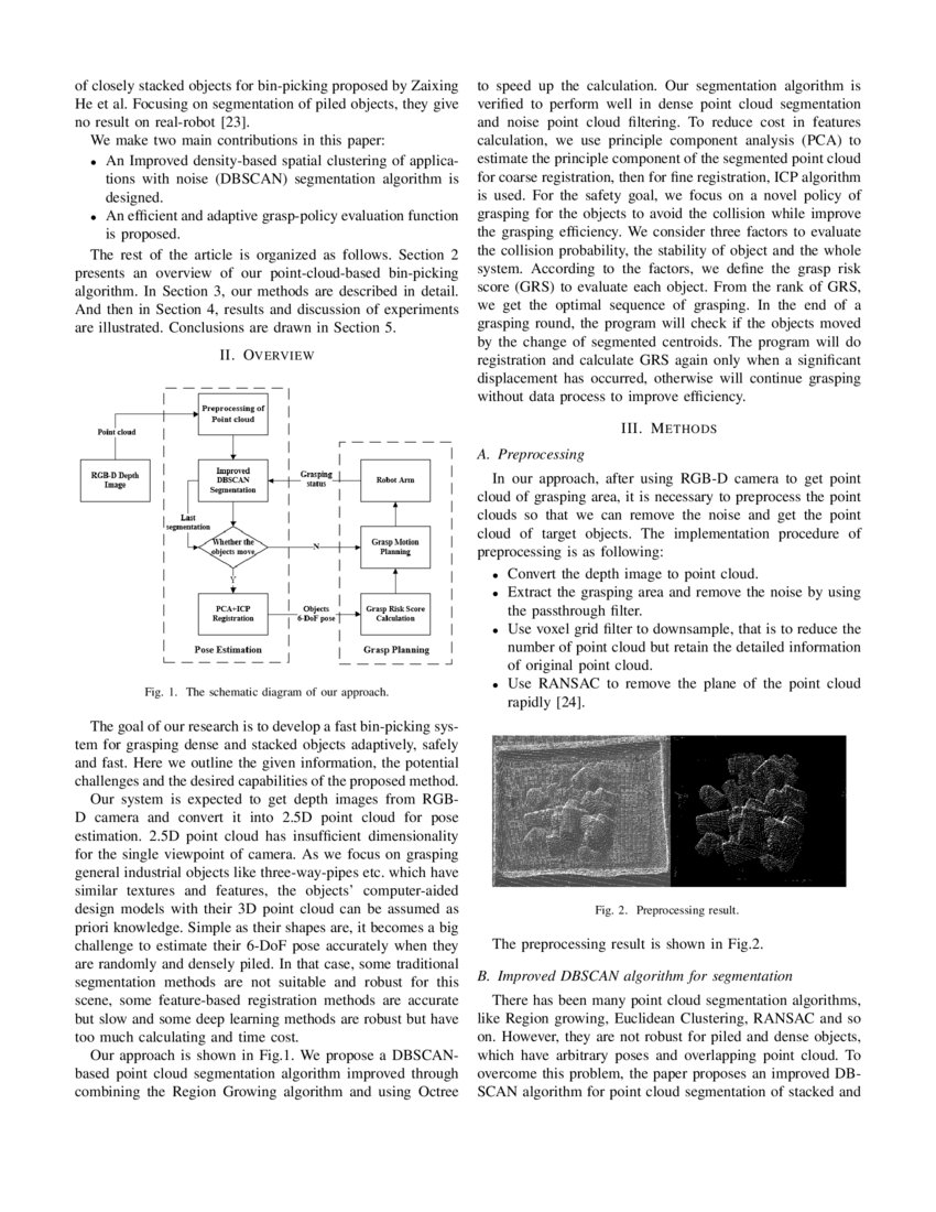 Fast and Robust Bin-picking System for Densely Piled Industrial Objects | DeepAI