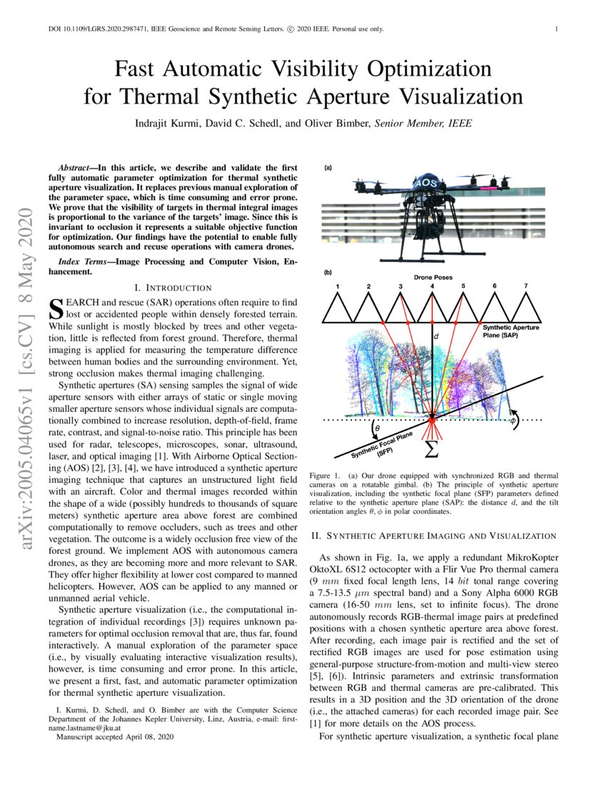Fast Automatic Visibility Optimization for Thermal Synthetic Aperture ...