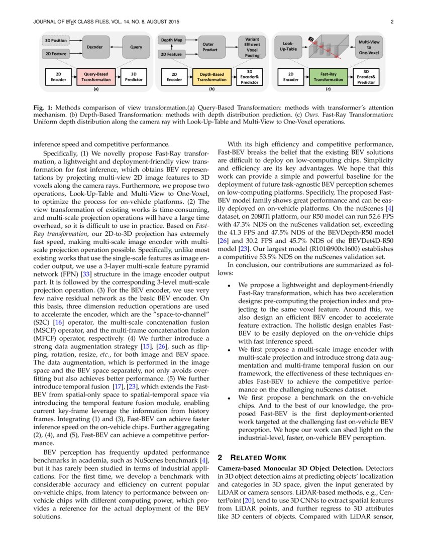 Fast-BEV: A Fast and Strong Bird's-Eye View Perception Baseline | DeepAI