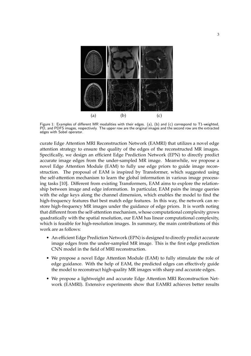 Fast Mri Reconstruction Via Edge Attention Deepai