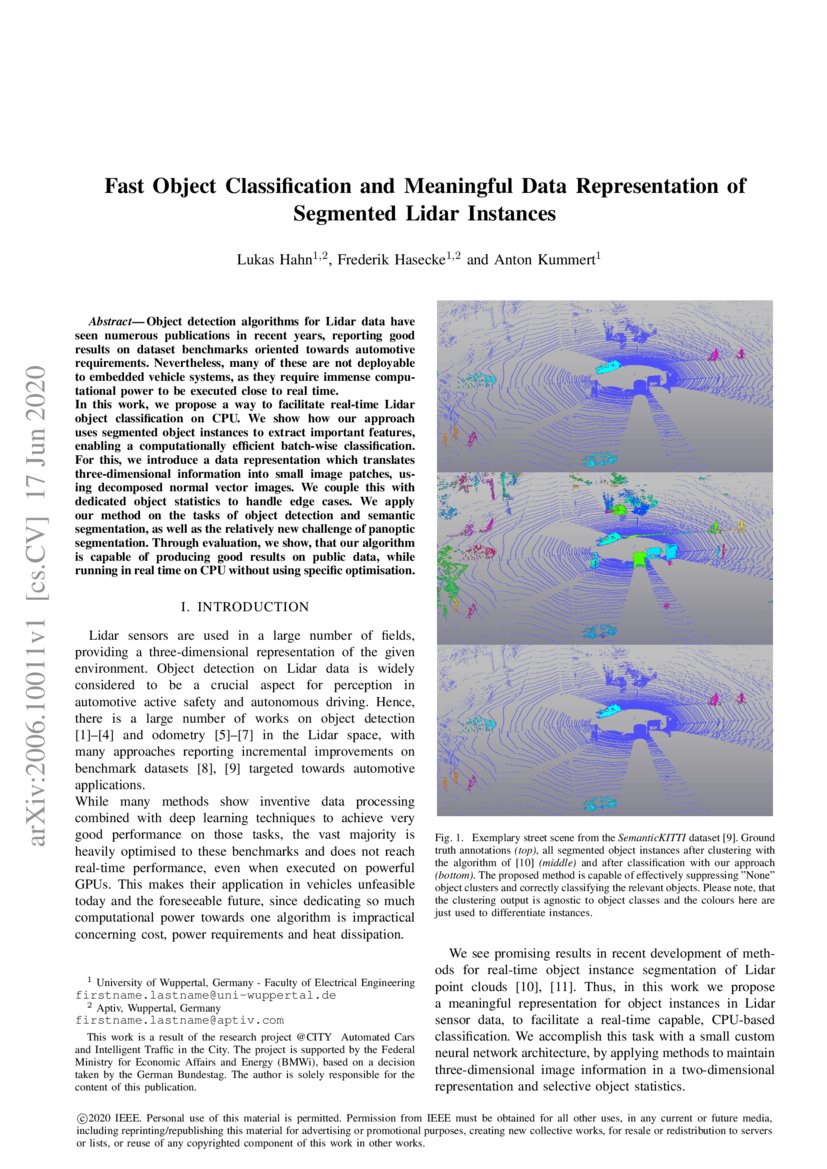 Fast Object Classification And Meaningful Data Representation Of