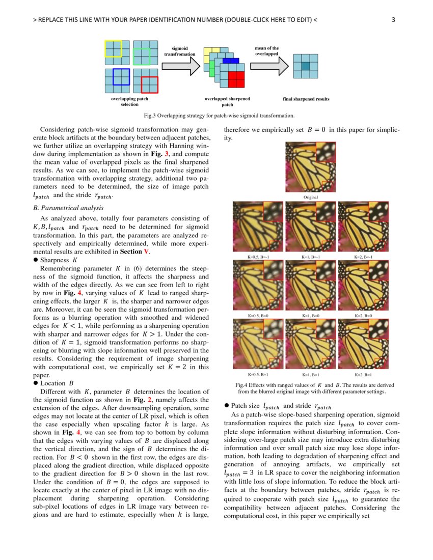 Fast single image super-resolution based on sigmoid transformation | DeepAI