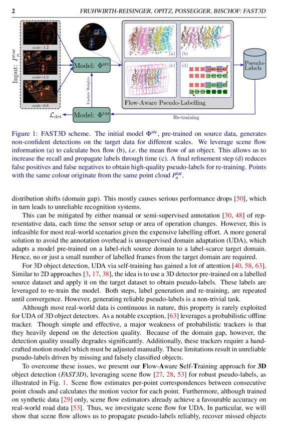 FAST3D: Flow-Aware Self-Training for 3D Object Detectors | DeepAI