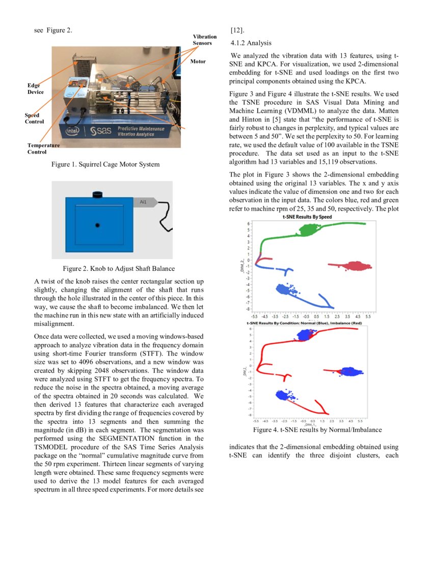 Fault Detection Using Nonlinear Low Dimensional Representation Of Sensor Data Deepai