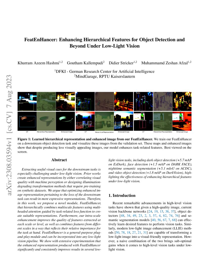 Featenhancer Enhancing Hierarchical Features For Object Detection And 9563