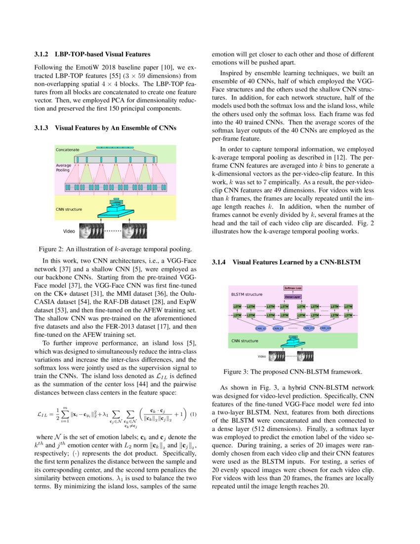Feature-level and Model-level Audiovisual Fusion for Emotion ...