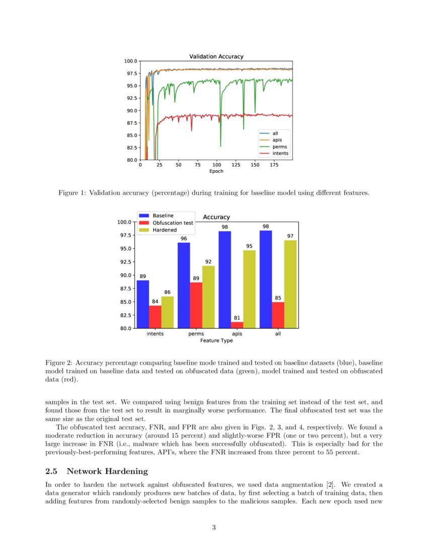 Feature-level Malware Obfuscation in Deep Learning | DeepAI
