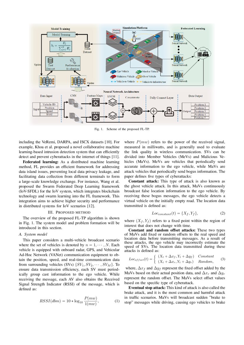 Federated Learning Based Vehicle Trajectory Prediction Against Cyberattacks Deepai