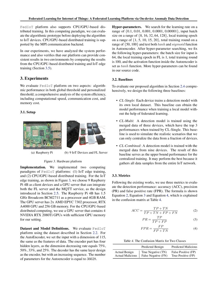 Federated Learning For Internet Of Things A Federated Learning