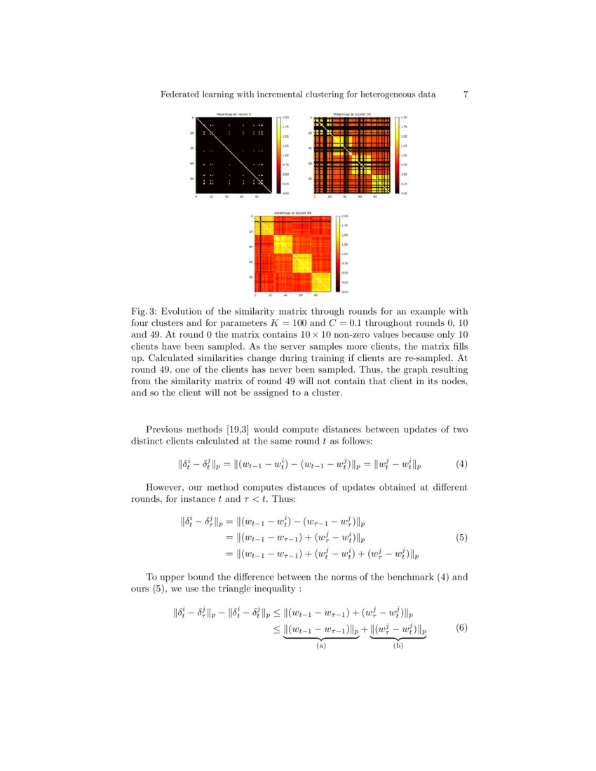 Federated learning with incremental clustering for heterogeneous data | DeepAI
