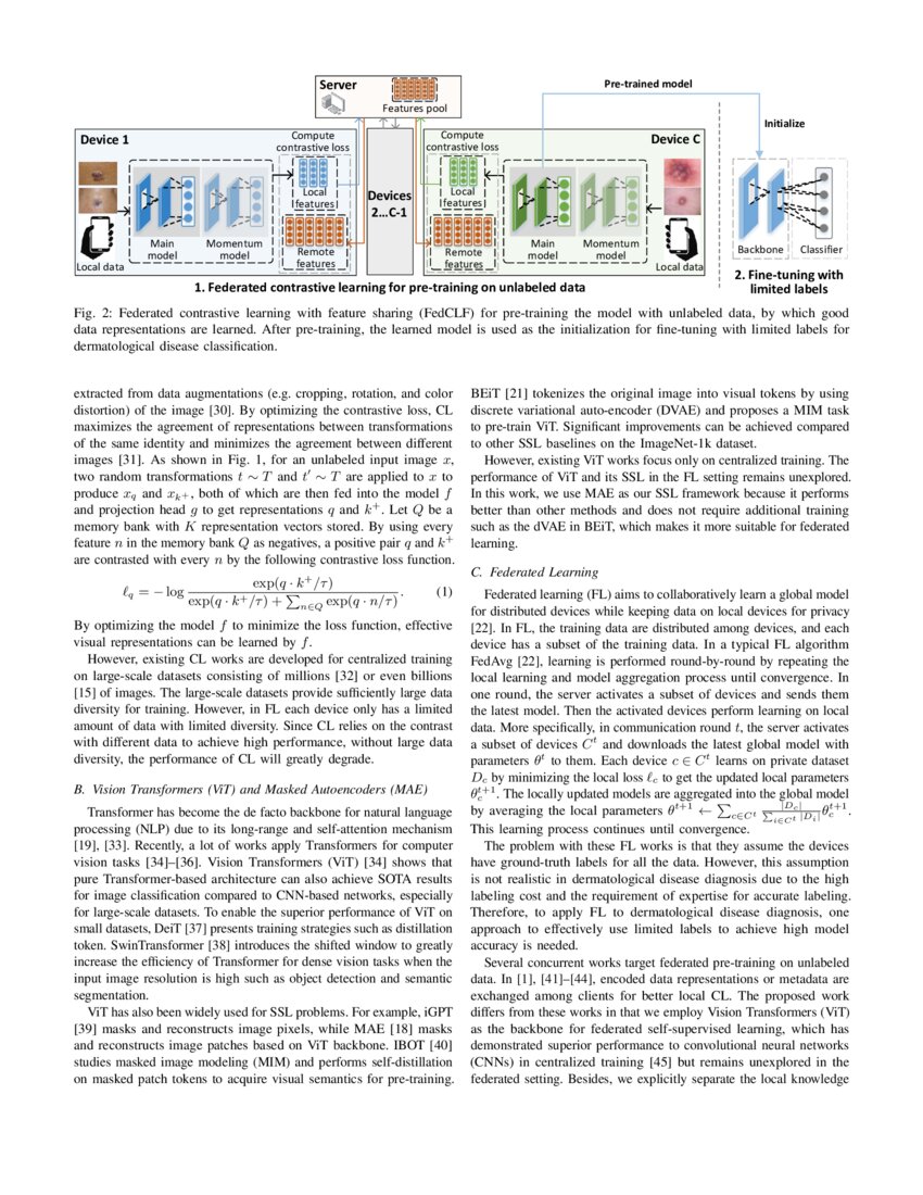 Federated Self-Supervised Contrastive Learning and Masked Autoencoder ... Federated Self-Supervised Contrastive Learning and Masked Autoencoder ...