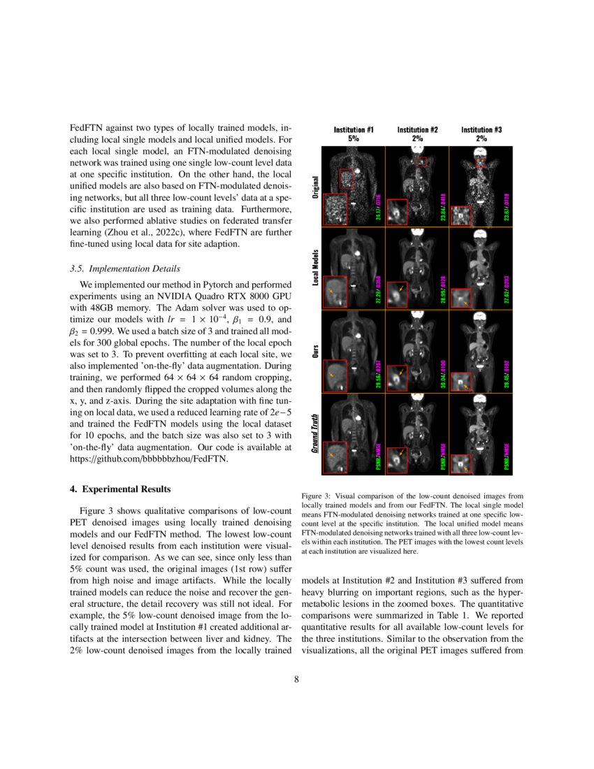 FedFTN: Personalized Federated Learning with Deep Feature Transformation Network for Multi ...