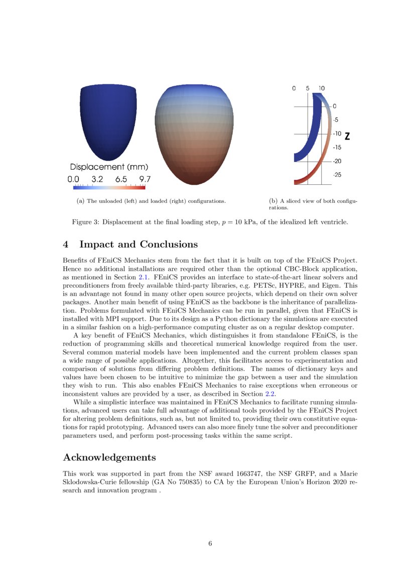 FEniCS Mechanics: A Package for Continuum Mechanics Simulations | DeepAI