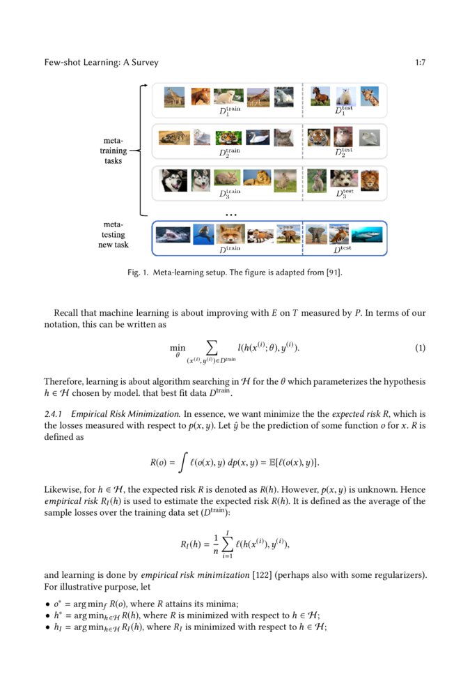 Few-shot Learning: A Survey | DeepAI
