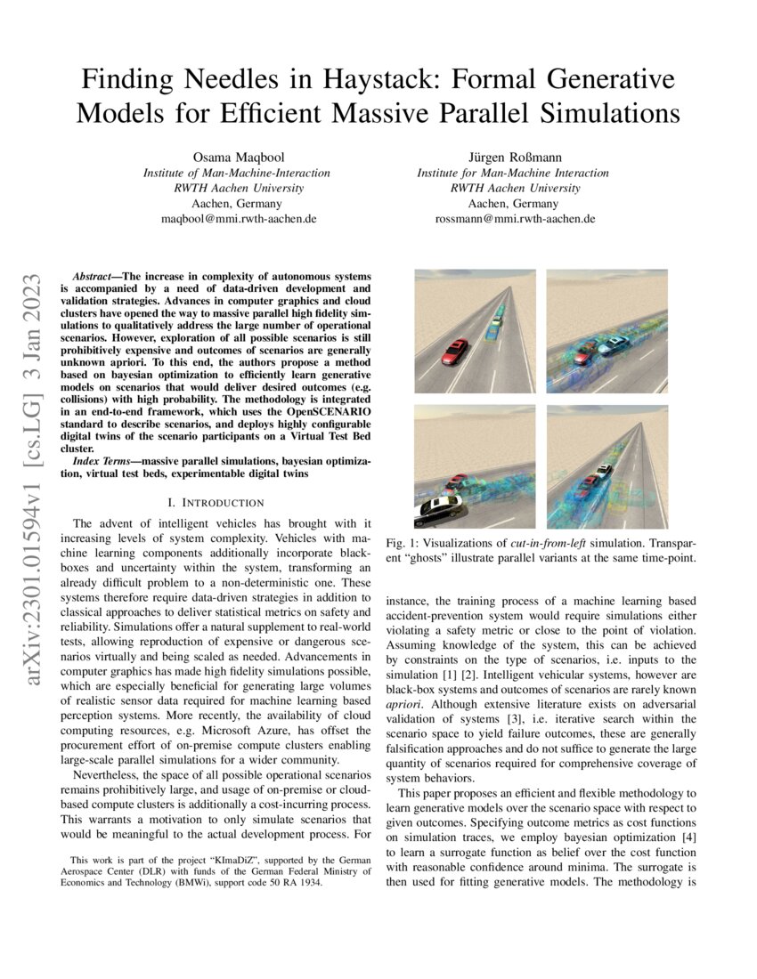 Finding Needles In Haystack Formal Generative Models For Efficient