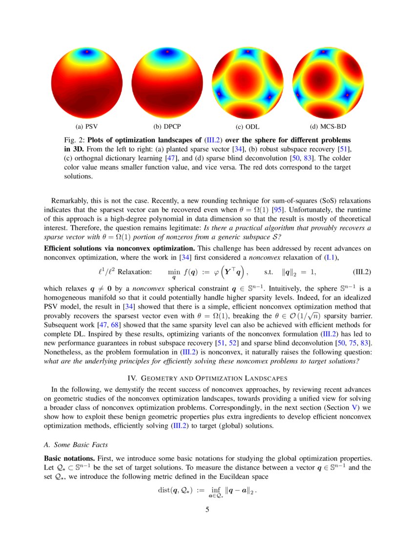 Finding the Sparsest Vectors in a Subspace: Theory, Algorithms, and ...