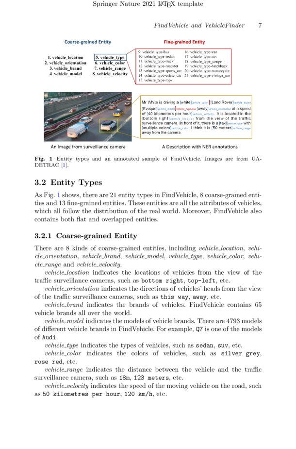Findvehicle And Vehiclefinder A Ner Dataset For Natural Language Based Vehicle Retrieval And A