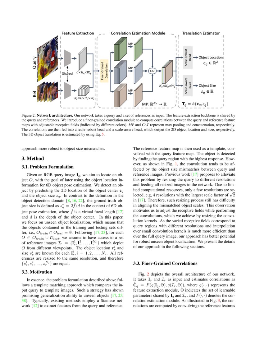 Finer Grained Correlations Location Priors For Unseen Object Pose Estimation Deepai