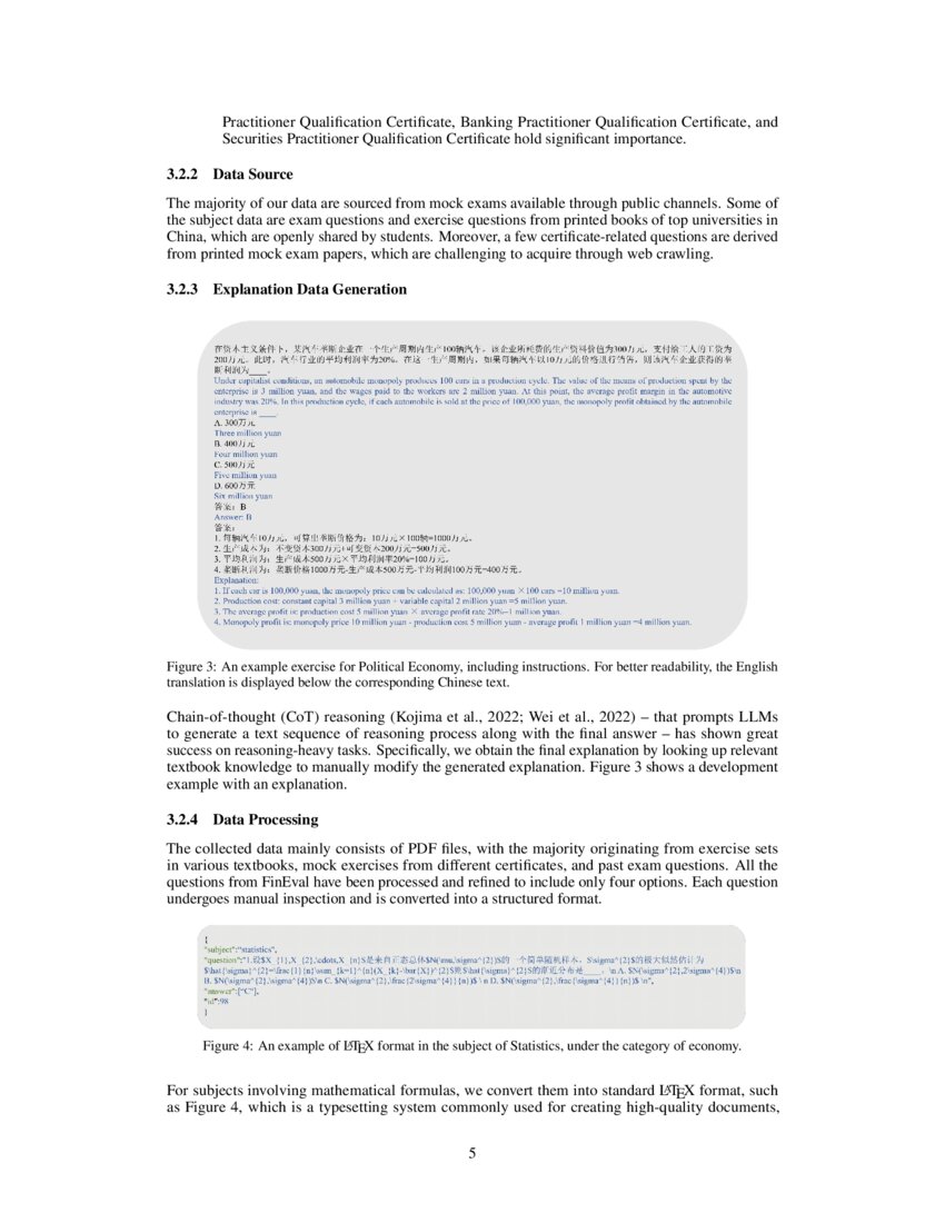 FinEval: A Chinese Financial Domain Knowledge Evaluation Benchmark for Large Language Models ...