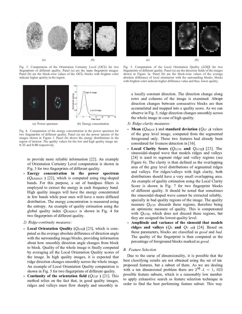 Fingerprint Liveness Detection Based On Quality Measures Deepai 1370