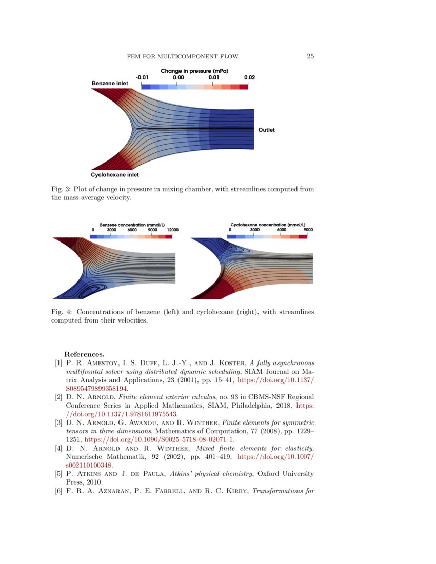 Finite Element Methods For Multicomponent Convection Diffusion Deepai 