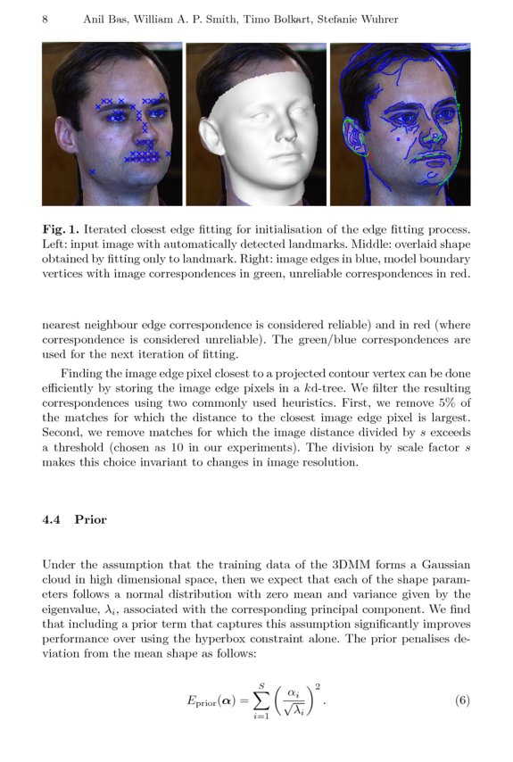 Fitting a 3D Morphable Model to Edges: A Comparison Between Hard and ...