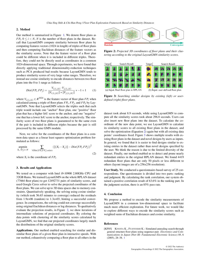 Floor Plan Exploration Framework Based on Similarity Distances | DeepAI