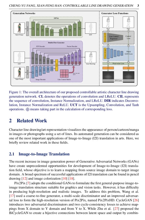 Flow-Guided Controllable Line Drawing Generation | DeepAI