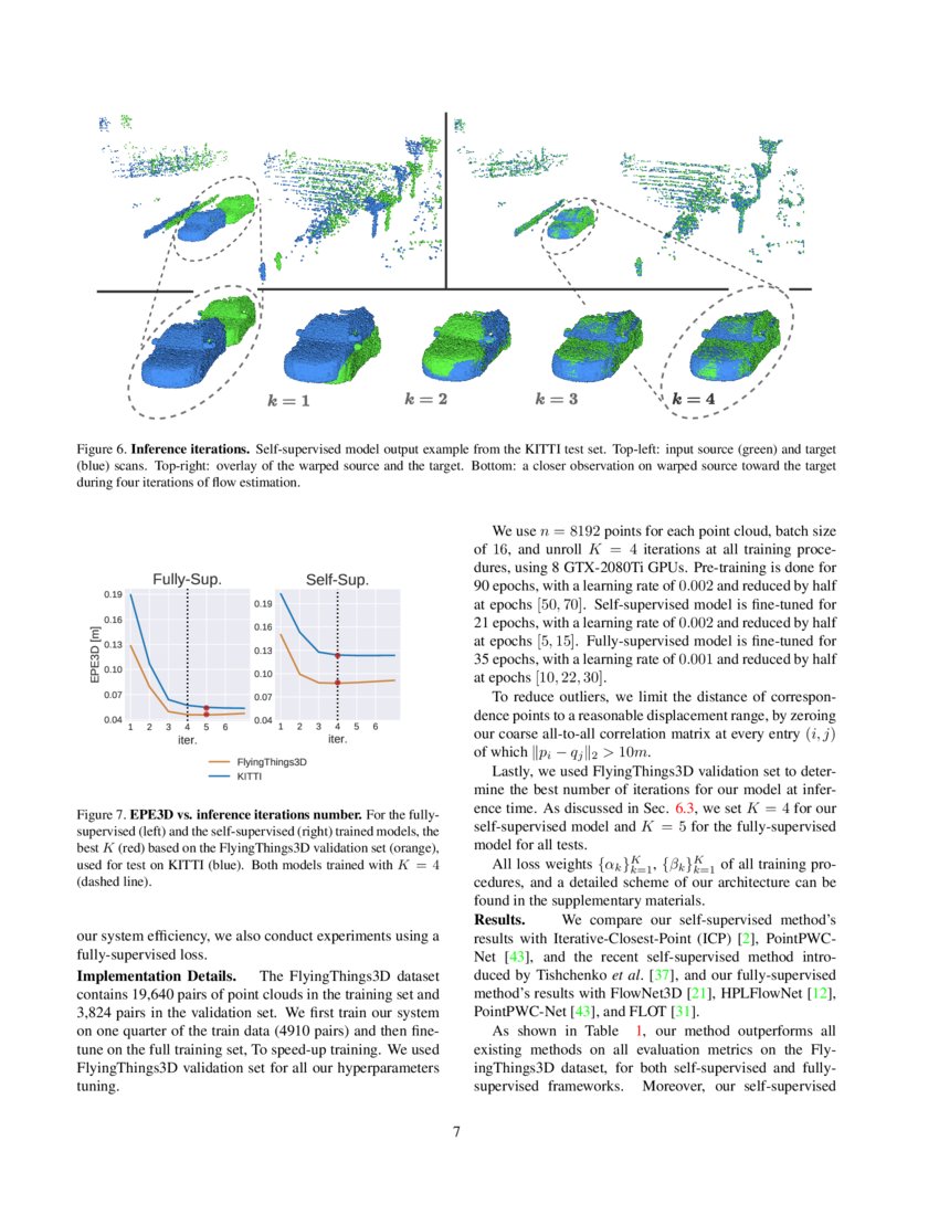 FlowStep3D: Model Unrolling for Self-Supervised Scene Flow Estimation | DeepAI
