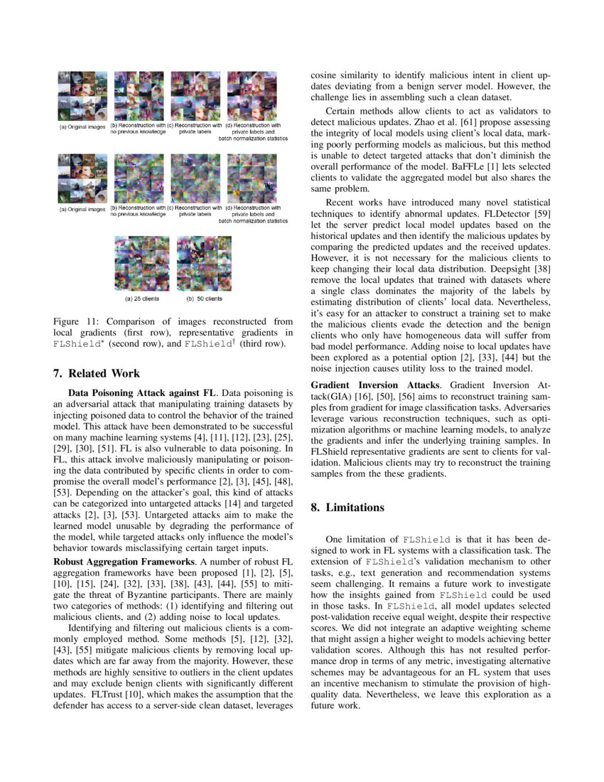Flshield A Validation Based Federated Learning Framework To Defend