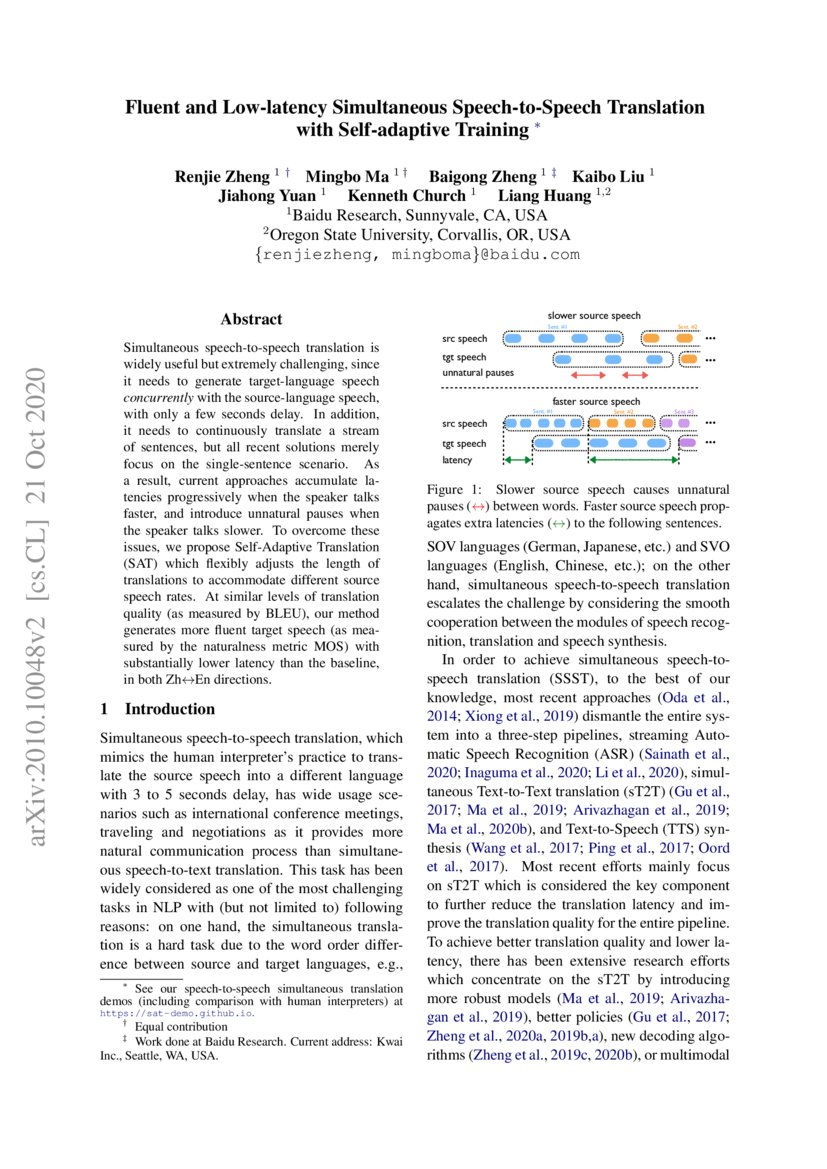 Fluent And Low Latency Simultaneous Speech To Speech Translation With