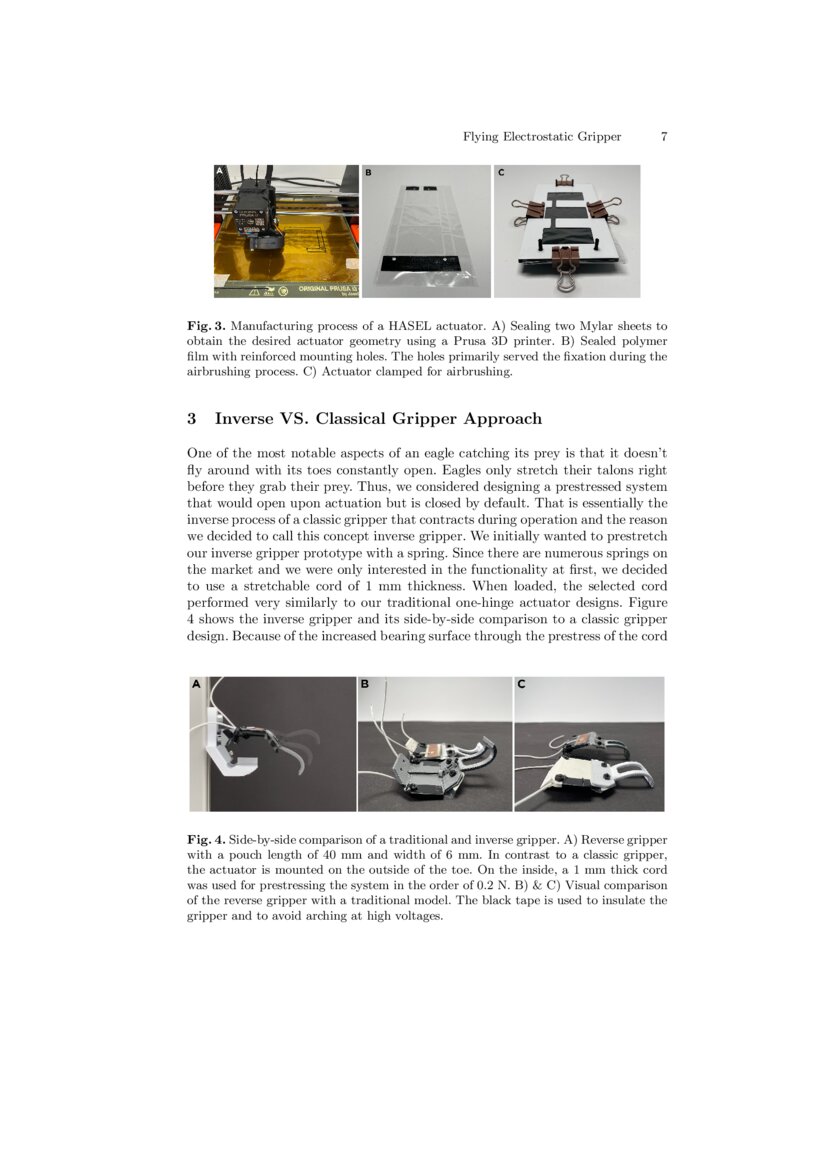 Flying Hydraulically Amplified Electrostatic Gripper System for Aerial ...
