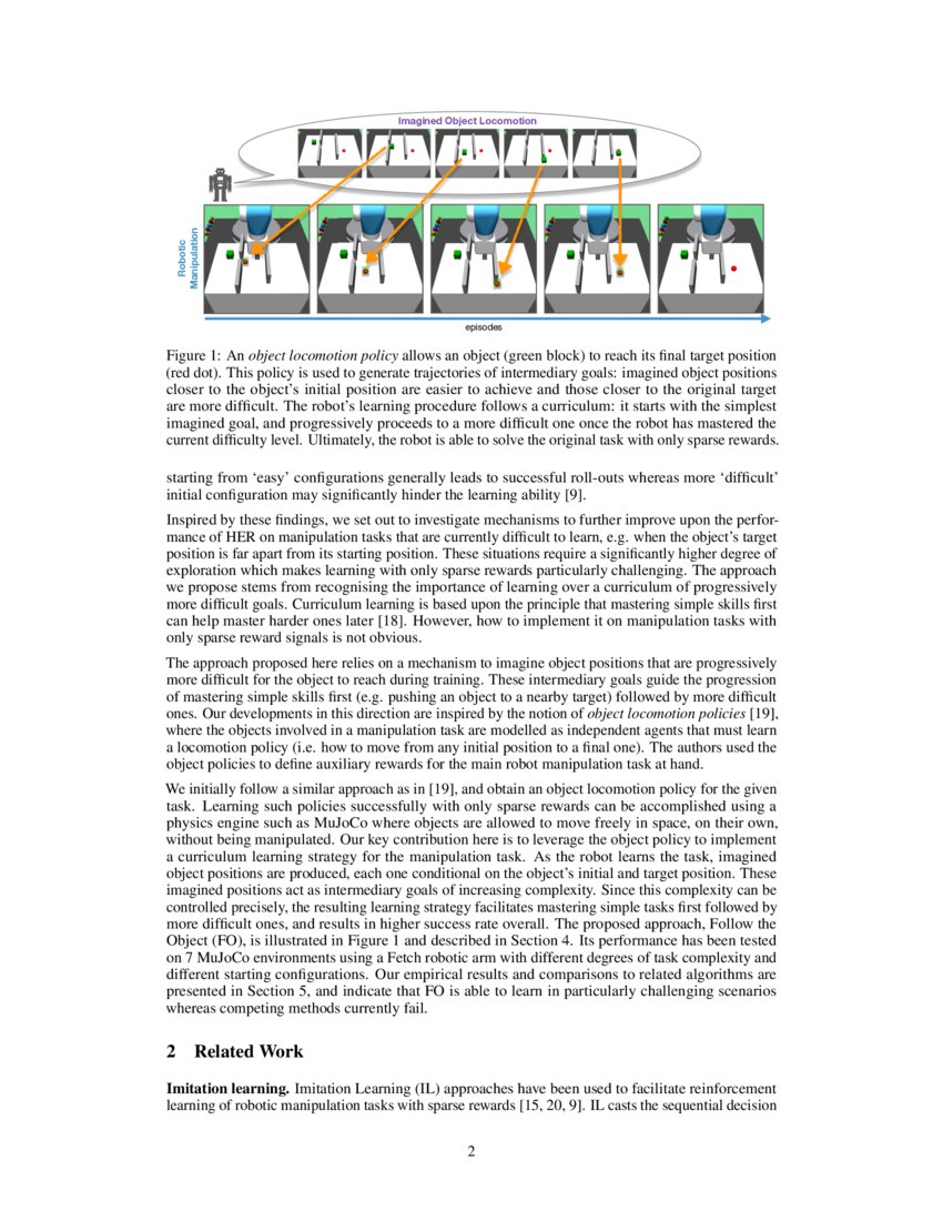 Follow the Object: Curriculum Learning for Manipulation Tasks with ...