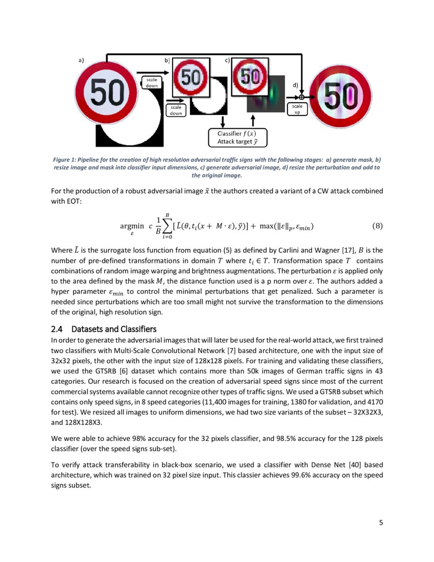 Fooling a Real Car with Adversarial Traffic Signs | DeepAI