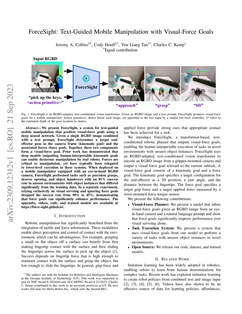 ForceSight: Text-Guided Mobile Manipulation with Visual-Force Goals ...