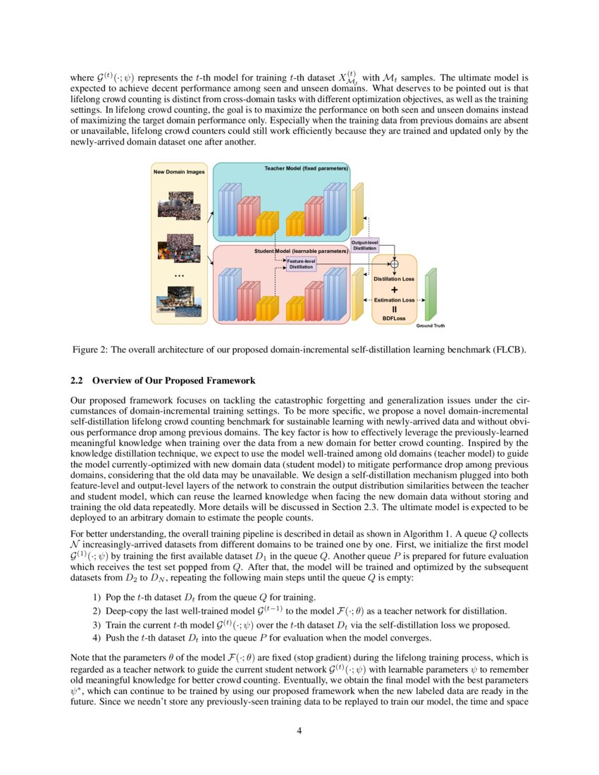 Forget Less, Count Better: A Domain-Incremental Self-Distillation Learning Benchmark for ...