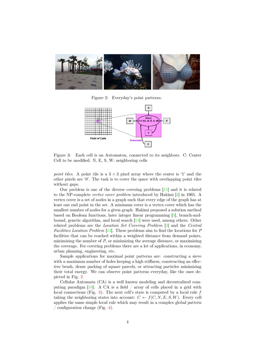 Forming Point Patterns by a Probabilistic Cellular Automata Rule | DeepAI